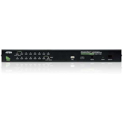 16PORT PS/2 USB CS1716A KVM SWITCH 1U RM W/ CABLES | ATEN TECHNOLOGIES ...