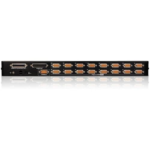 16PORT PS/2 USB CS1716A KVM SWITCH 1U RM W/ CABLES | ATEN TECHNOLOGIES ...